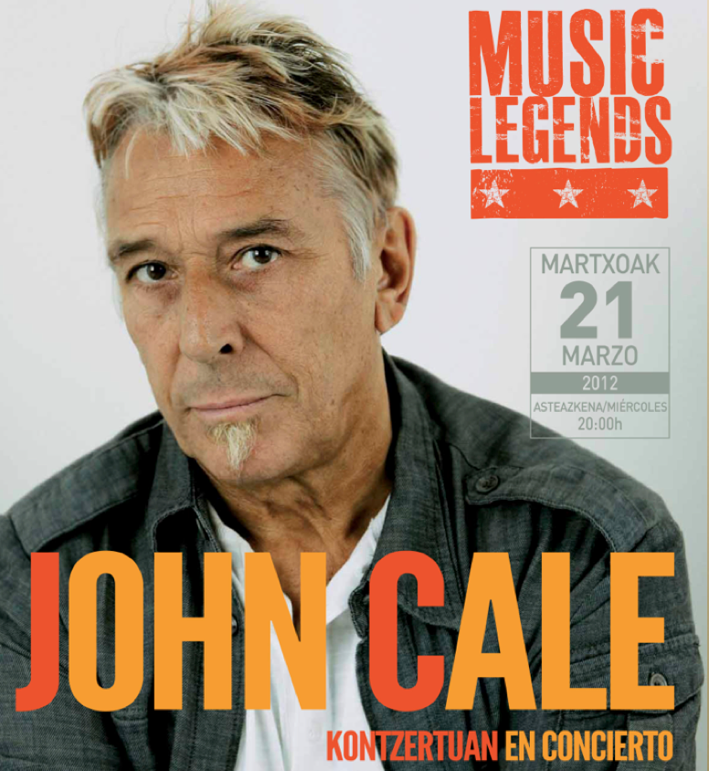 John Cale: 'Bilbao 2012' | Mon Oncle